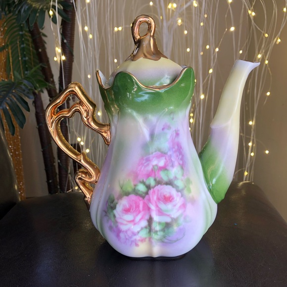 Dining | Beautiful Victorian Tea Potcoffee Pit Porcelain With Pink And ...